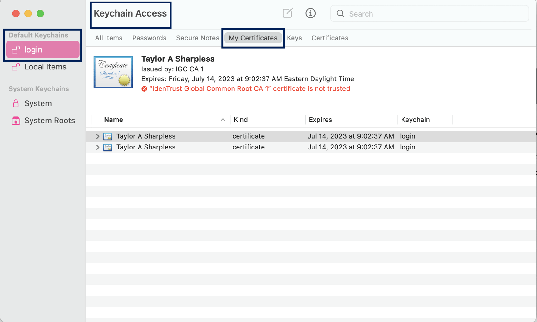 How to Download and Upload Your IdenTrust Certificate (MacOS) – Stavvy ...